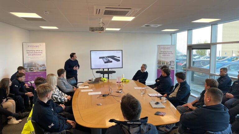 B&K Students Visit the Innovaré Factory. - Innovare Offsite